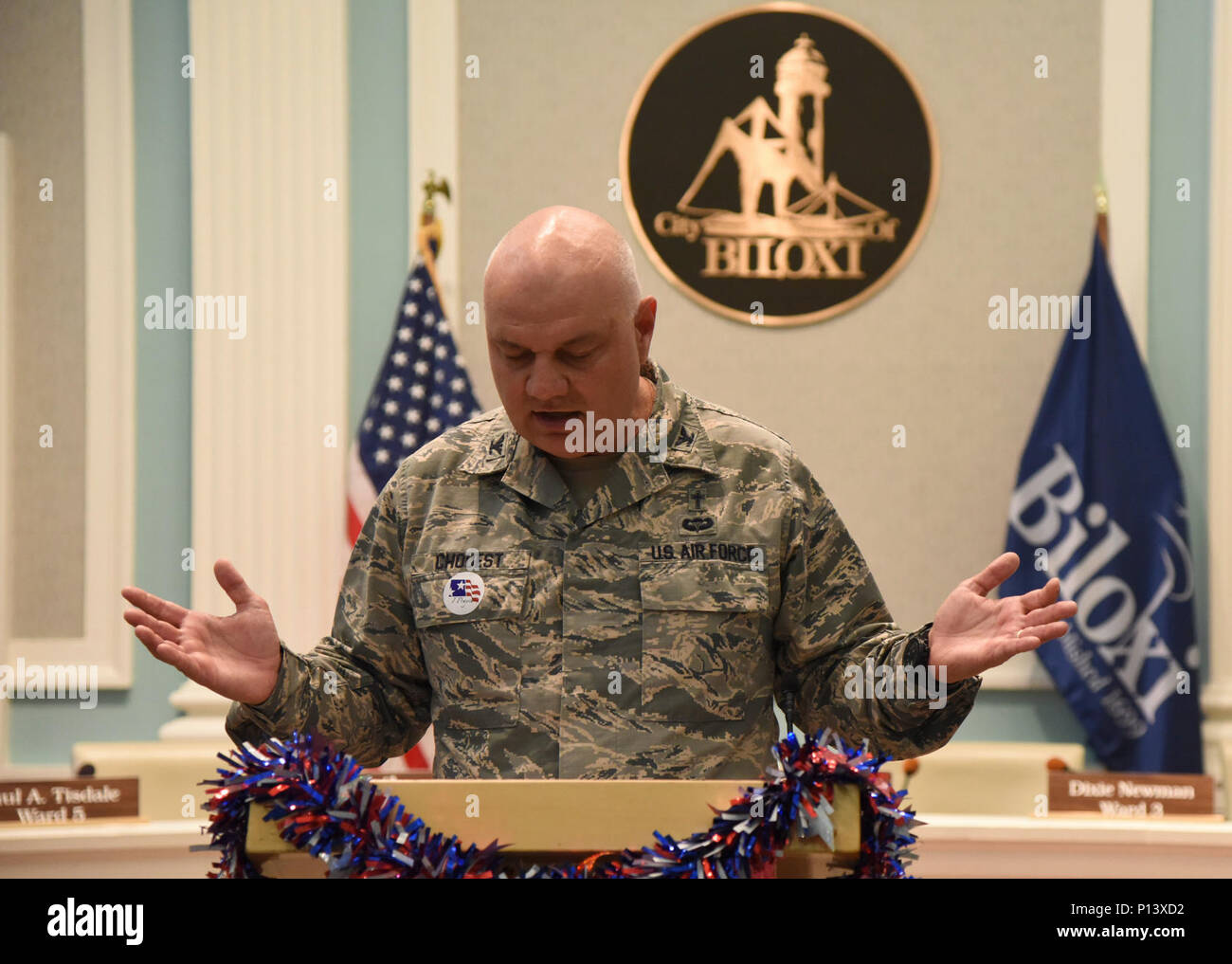 Chaplain (Col.) Alan Chouest, 81st Training Wing chaplain out of ...