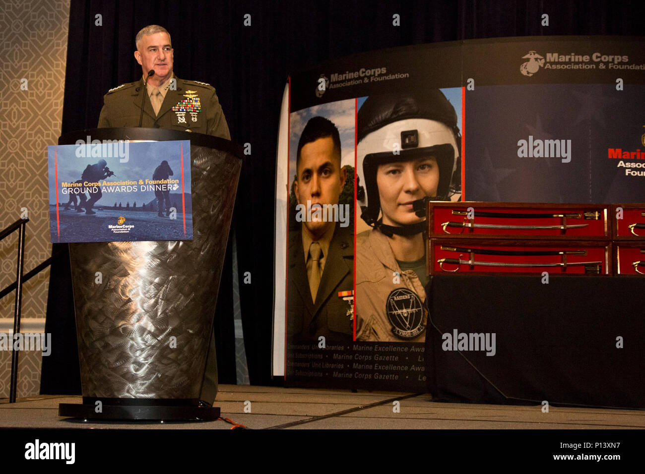 U.S. Marine Corps Gen. Glenn M. Walters, 34th assistant commandant of ...