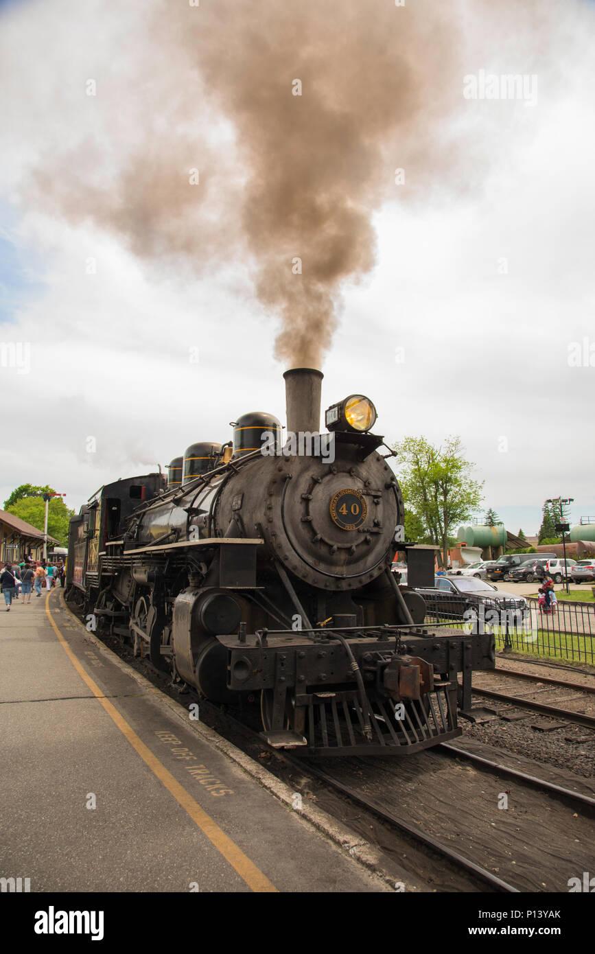 Old american steam locomotive hi-res stock photography and images - Alamy
