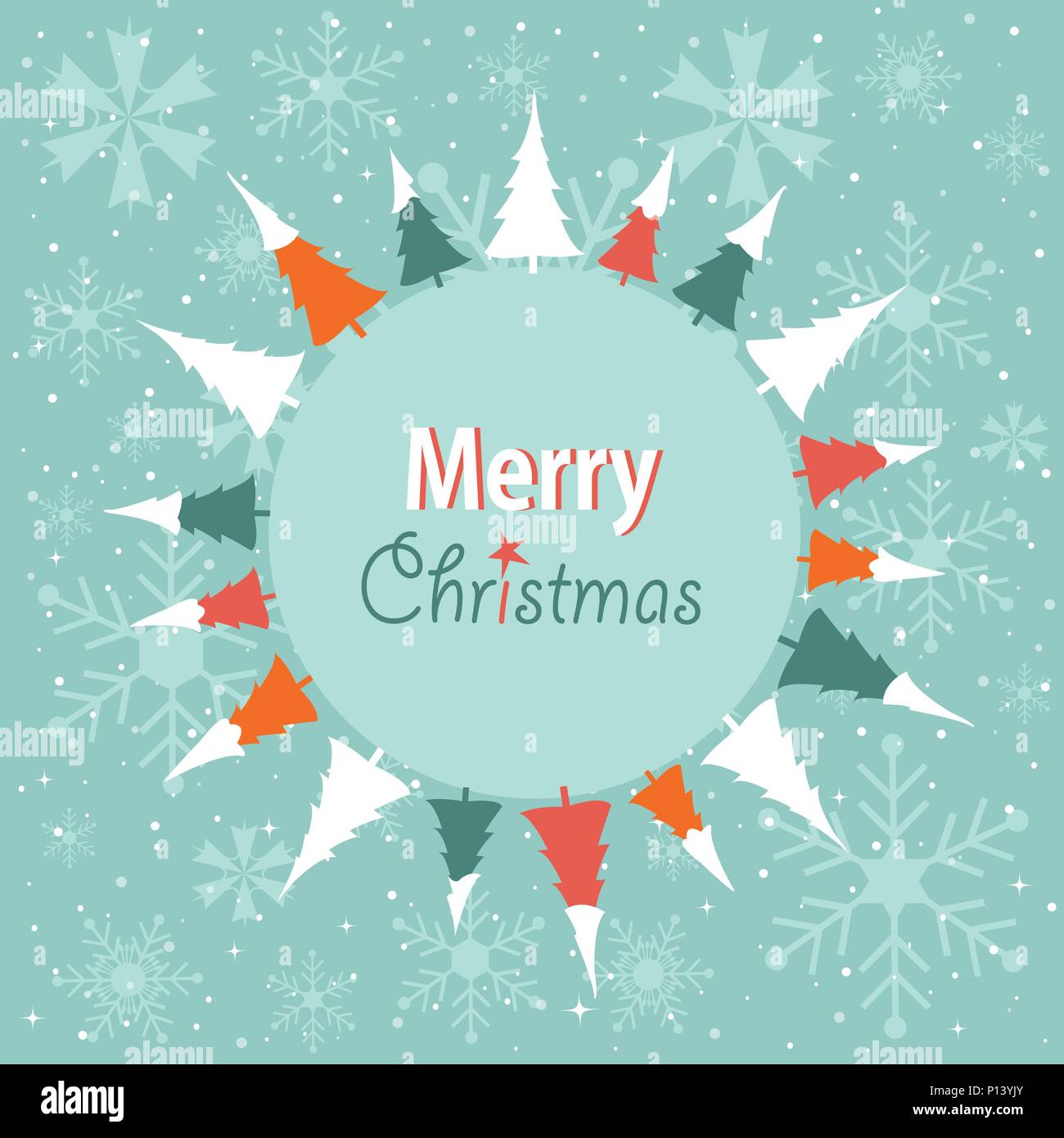 Christmas concept postcard gift Stock Vector Images - Alamy