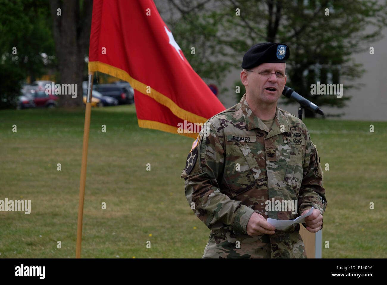 KAISERSLAUTERN, Germany — Army Reserve Col. Daniel F. Bohmer, commander ...