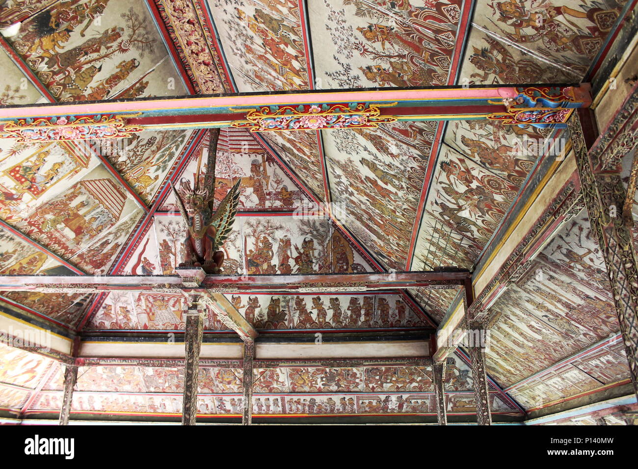 Klungkung Palace in Bali Stock Photo - Alamy