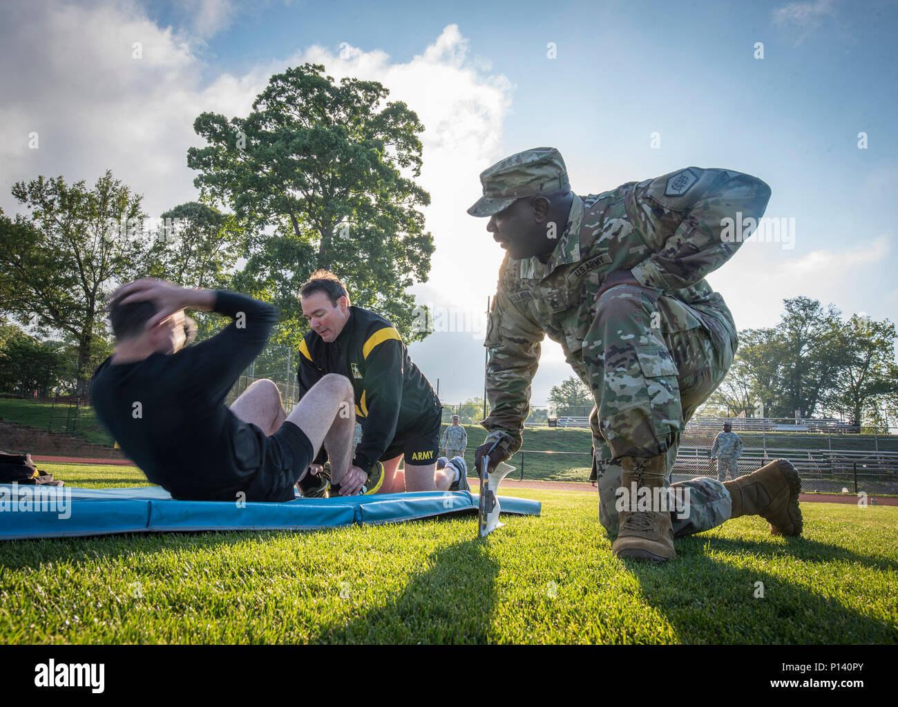 U.S. Army Reserve Staff Sgt. Eddie Lawrence, of Montgomery, Ala., the ...
