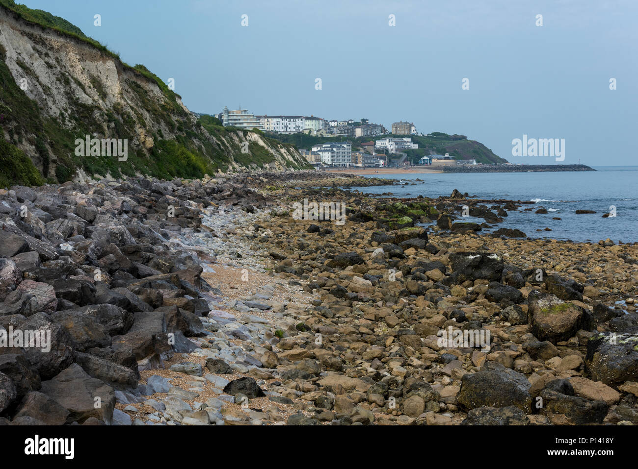 Rugged cliffs and boulders on the beach hi-res stock photography and ...