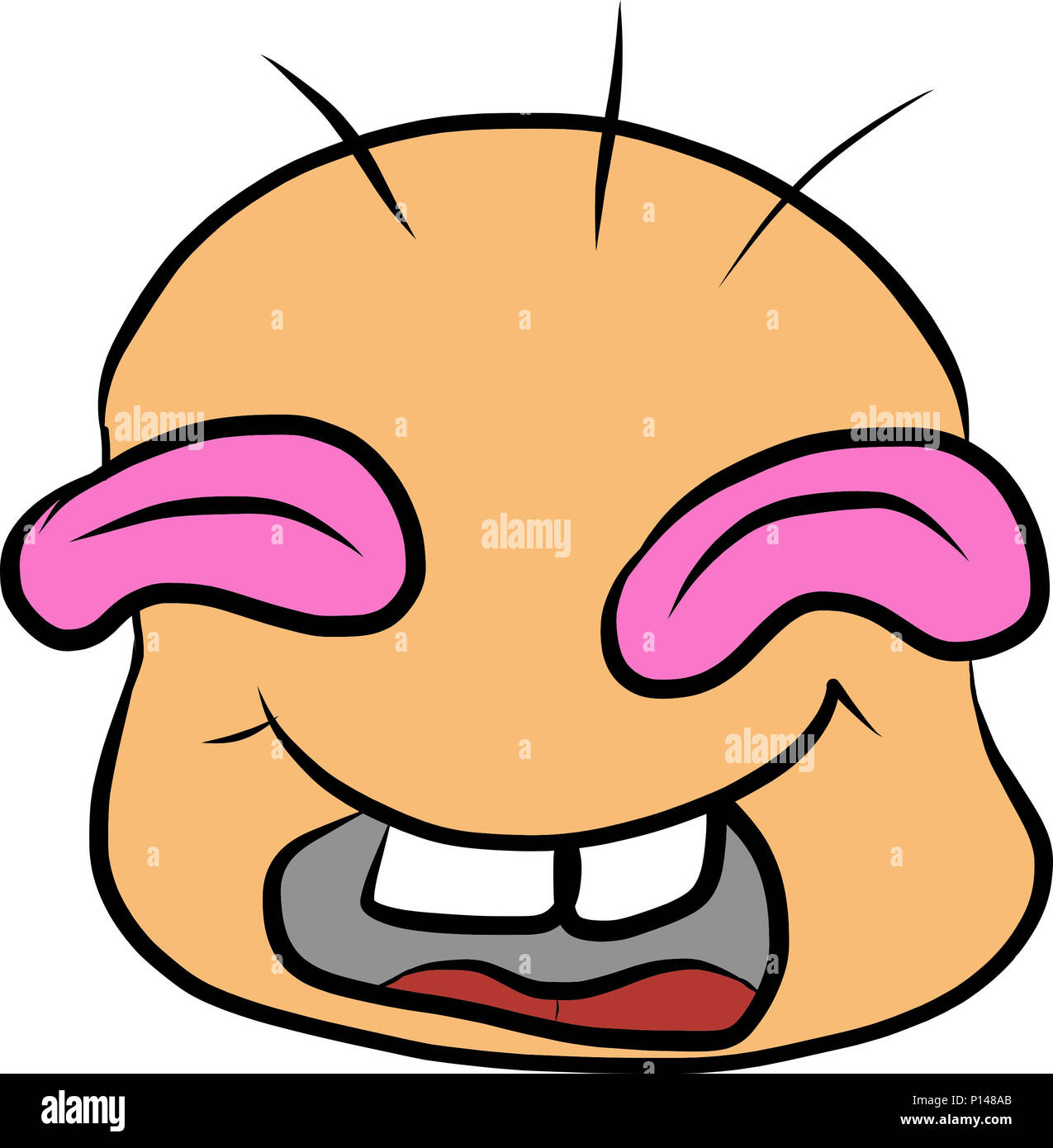 Cartoon Illustration Funny People Set High Resolution Stock Photography ...