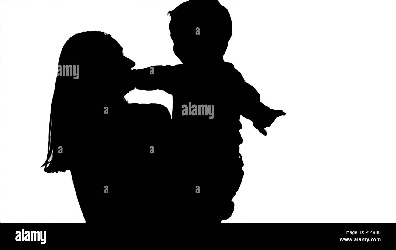 Happy child girl having fun Black and White Stock Photos & Images - Alamy