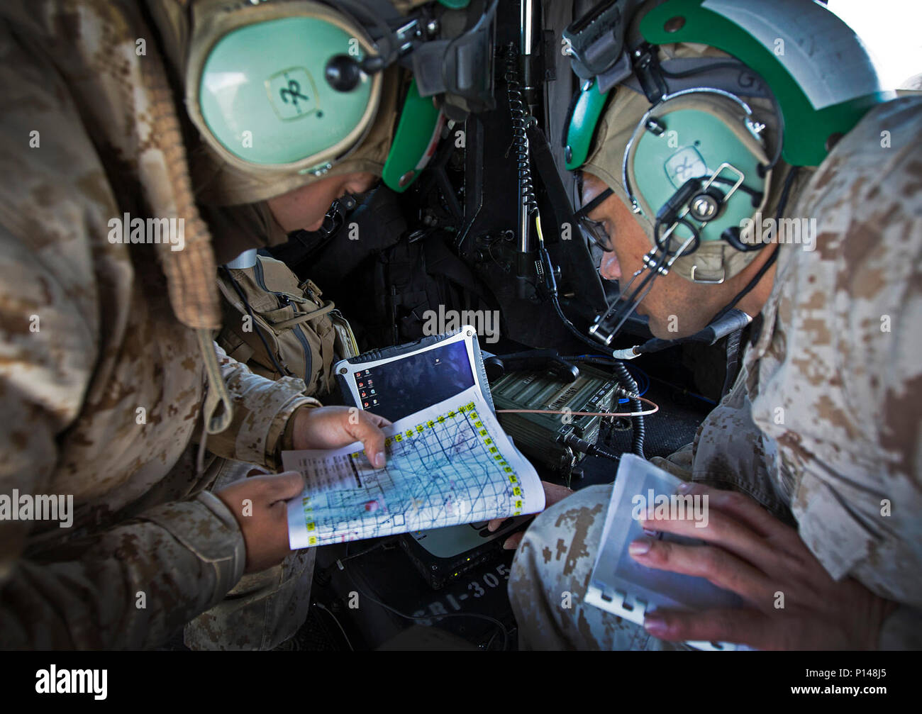 Marines with Marine Light Attack Helicopter Squadron (HMLA) 469, 3rd ...