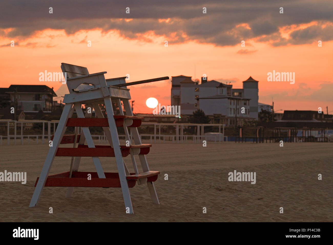 Tools of the Lifeguard trade, Cape May, New Jersey, USA Stock Photo - Alamy