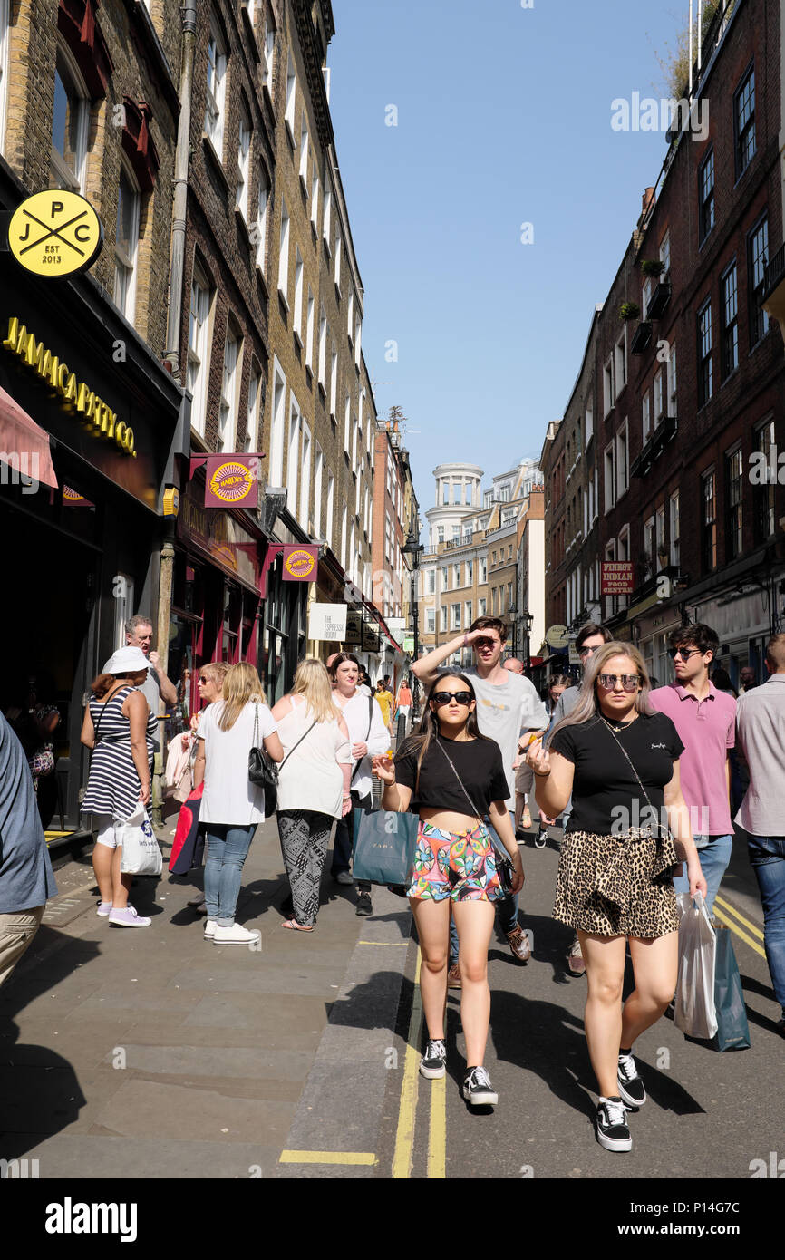 Busy day in West end, London, England, UK Stock Photo - Alamy