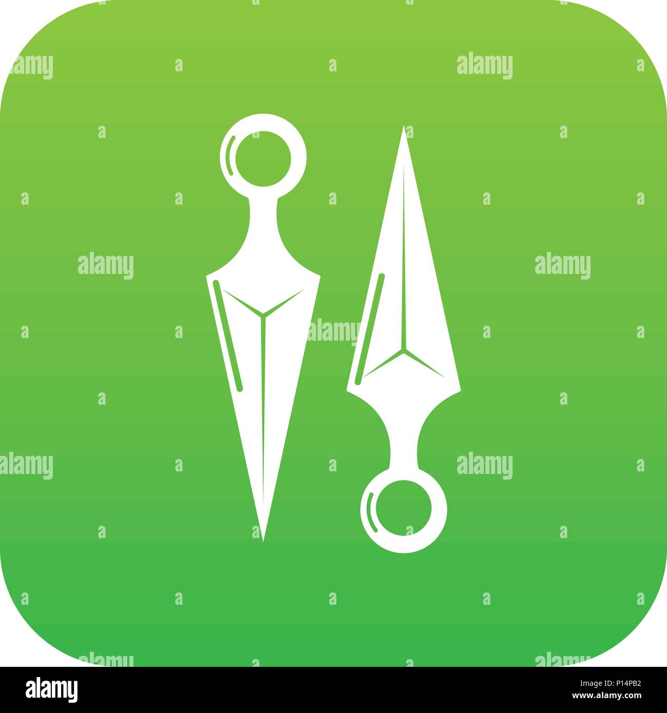 Kunai icon, simple black style Stock Vector Image & Art - Alamy