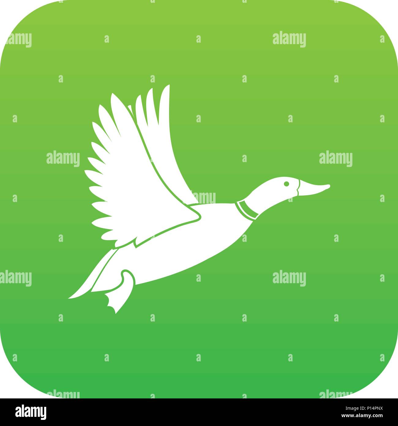 Duck icon digital green Stock Vector Image & Art - Alamy