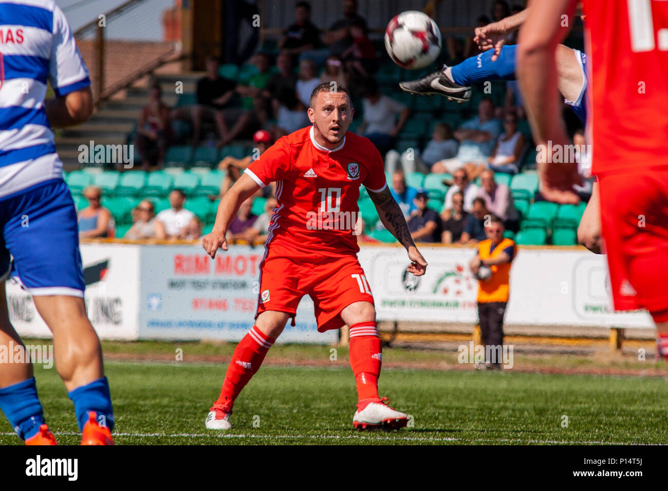 South Wales FA v Evia Region compete in the preliminary round of the ...
