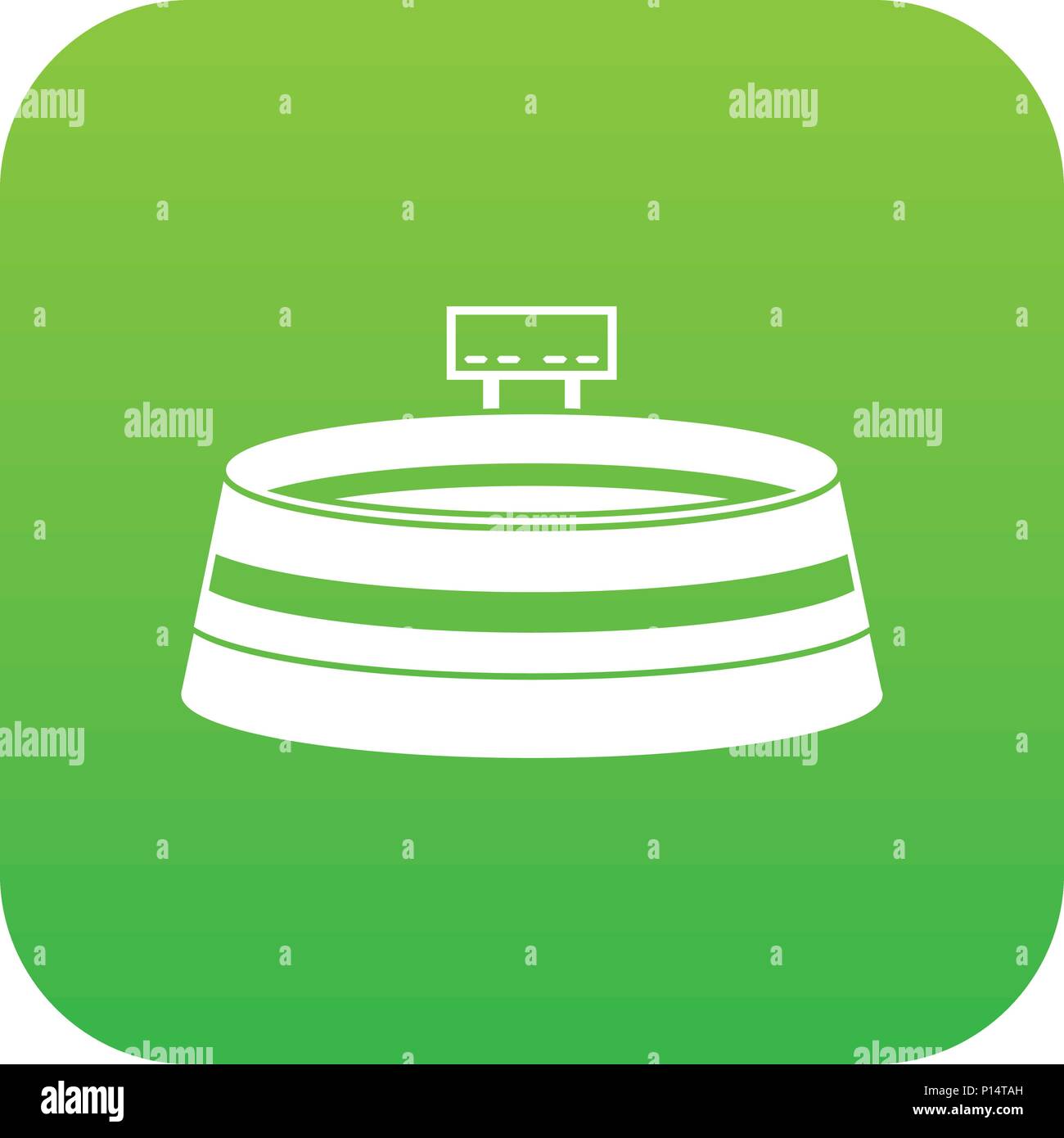 Stadium icon digital green Stock Vector Image & Art - Alamy