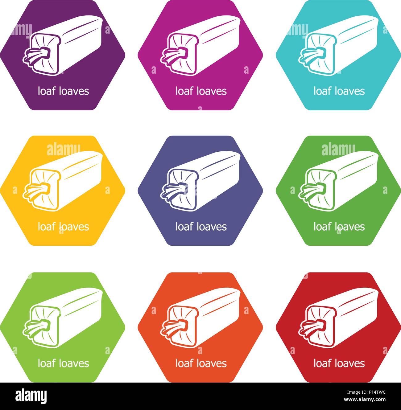 Dough loaves Stock Vector Images - Alamy