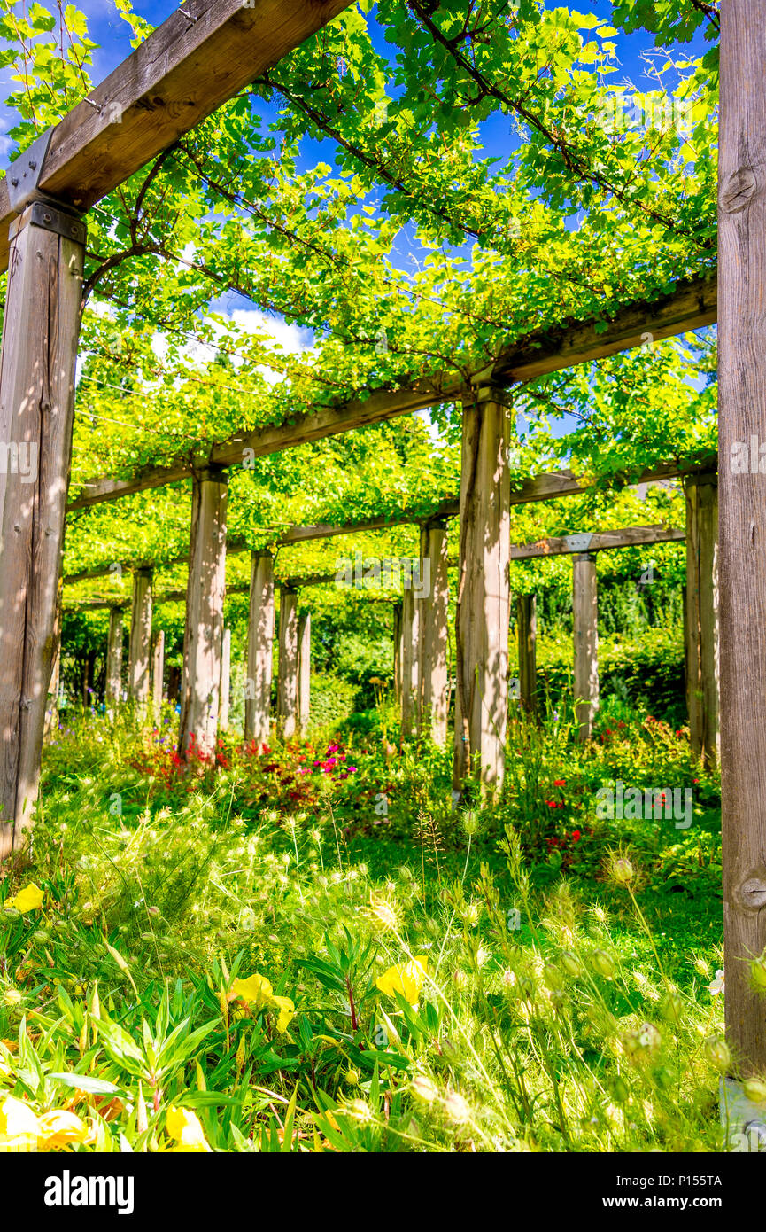 Parc de Bercy is a large and varied park in Paris, France Stock Photo ...