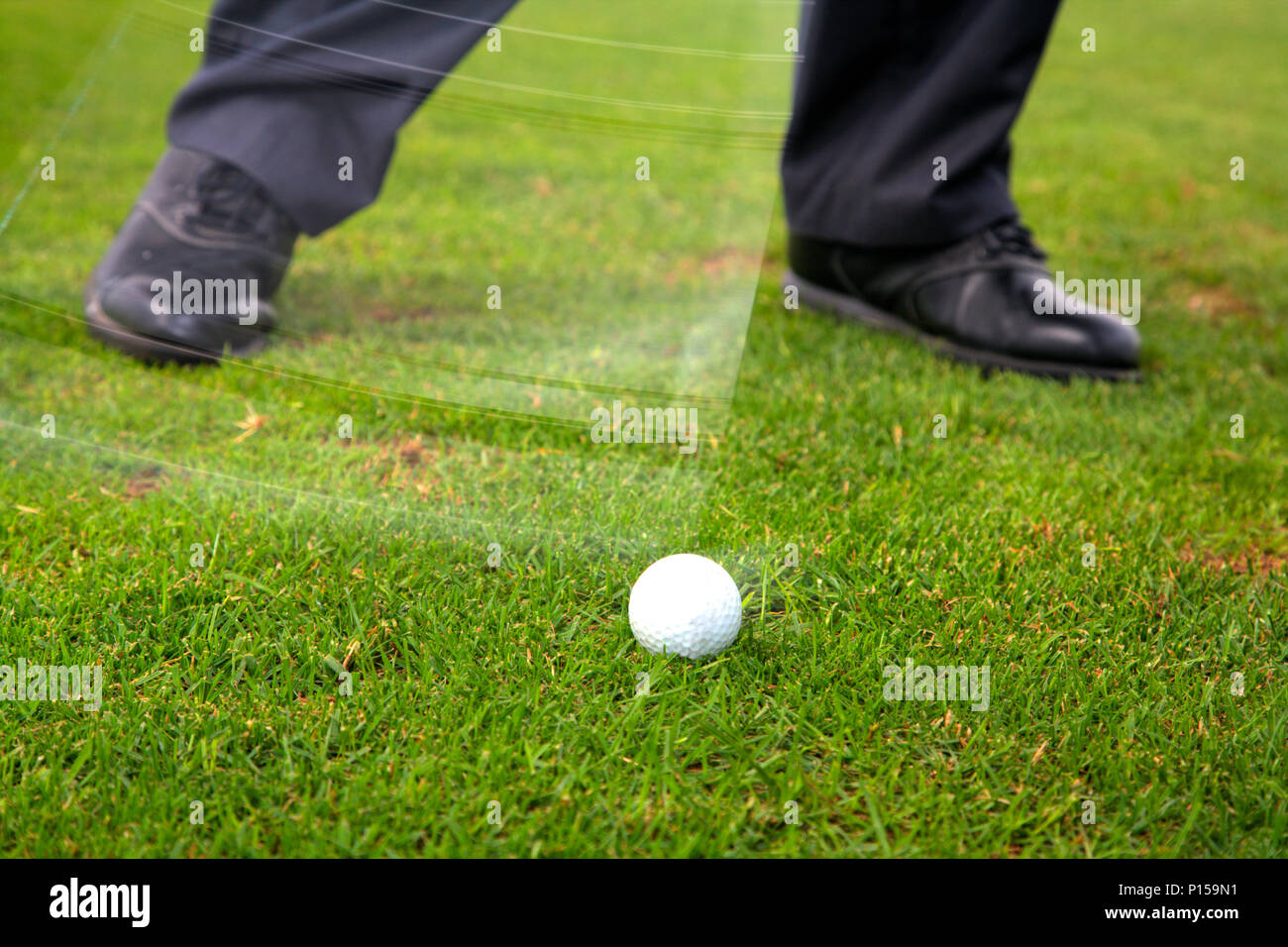 Golf ball trajectory hi-res stock photography and images - Alamy