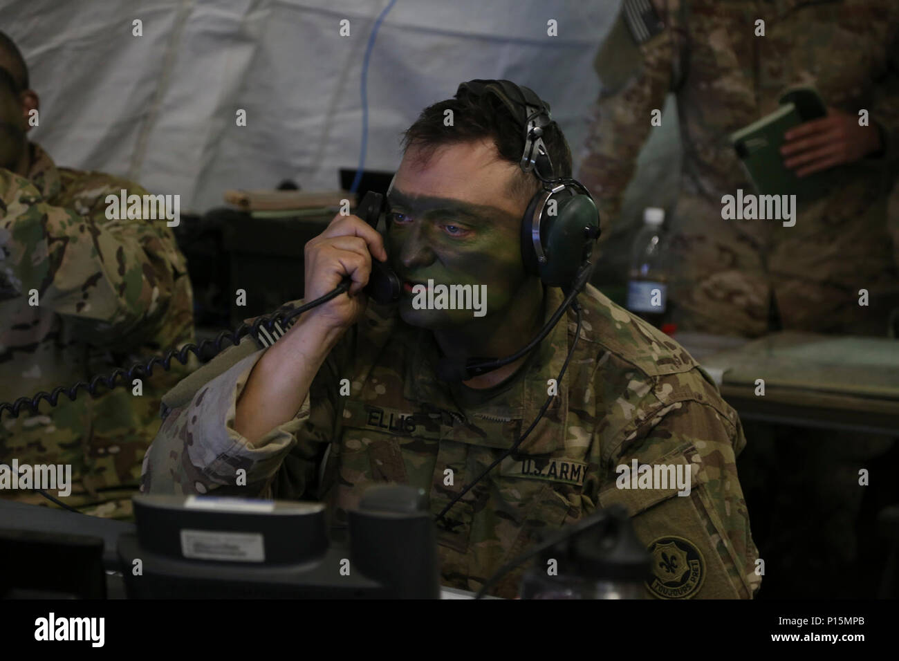 U.S. Army Col. Patrick Ellis, Regimental Commander of the 4th Squadron ...