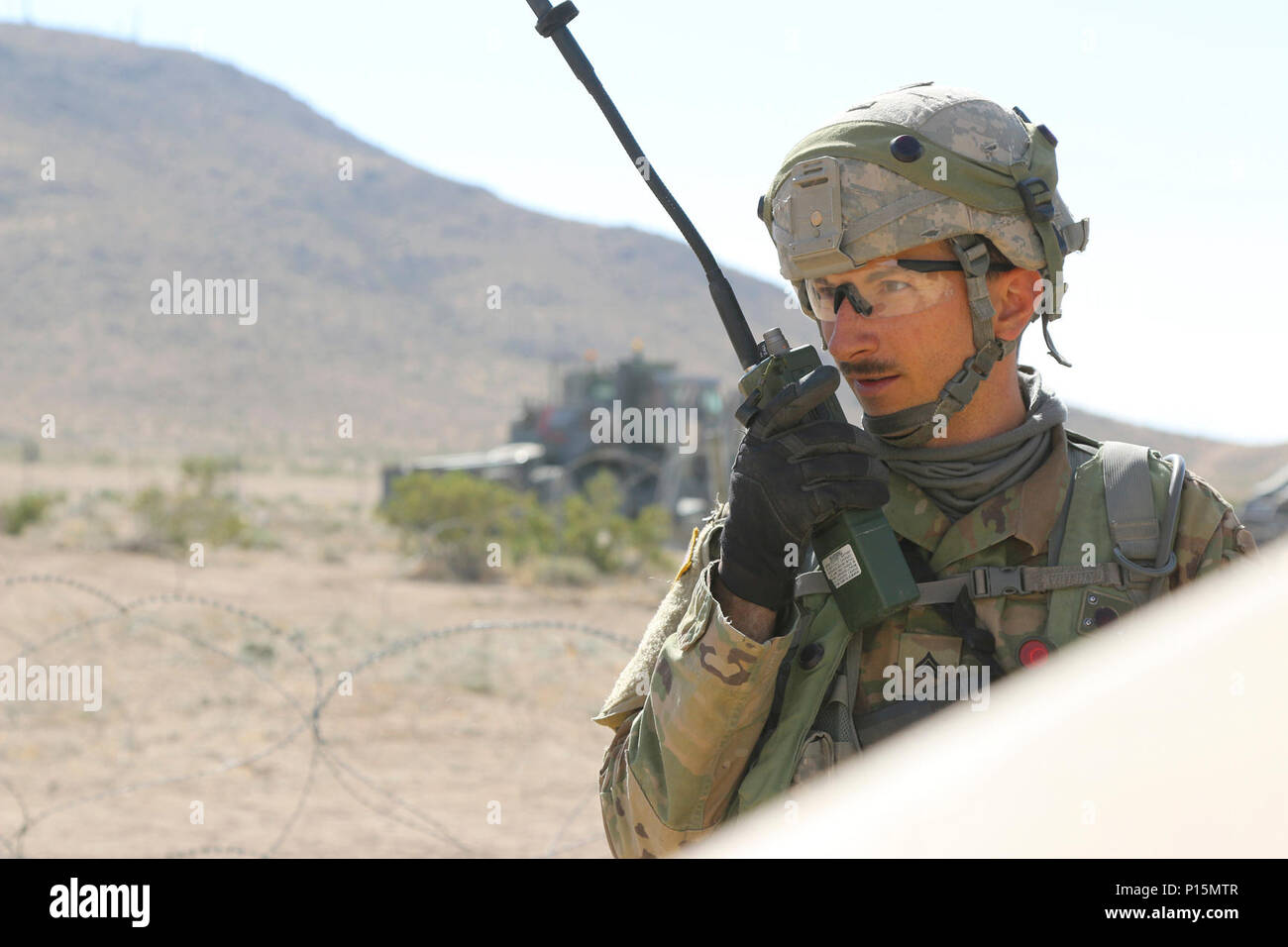 Sgt. Kenneth Miller, an electronic warfare specialist with the 1034th ...