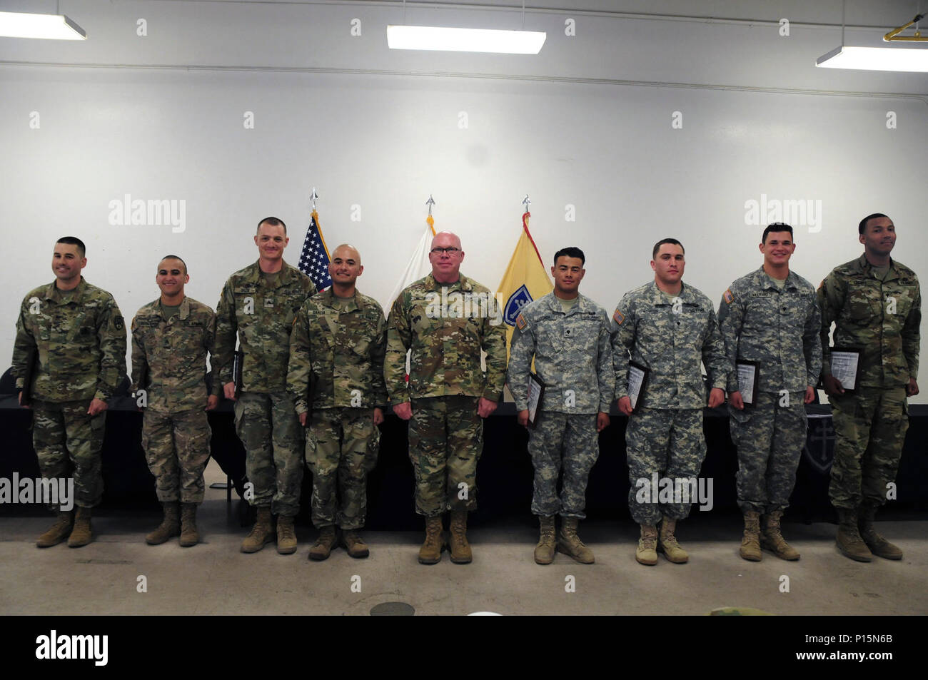 Command Sgt. Maj. Donald E. Langworthy II, interim command sergeant ...