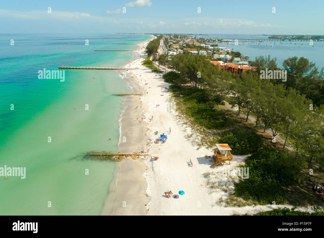 Beaches at Anna Maria Island at Bradenton Florida FL beach Stock Photo ...