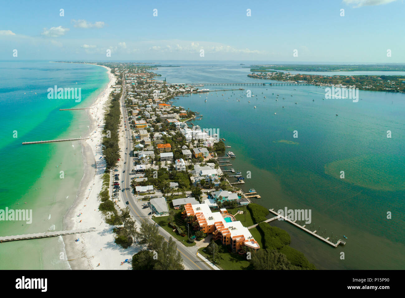 Beaches at Anna Maria Island at Bradenton Florida FL beach Stock Photo ...