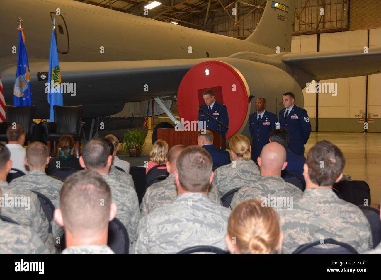 Members of the 507th Air Refueling Wing attend the 507th Maintenance ...