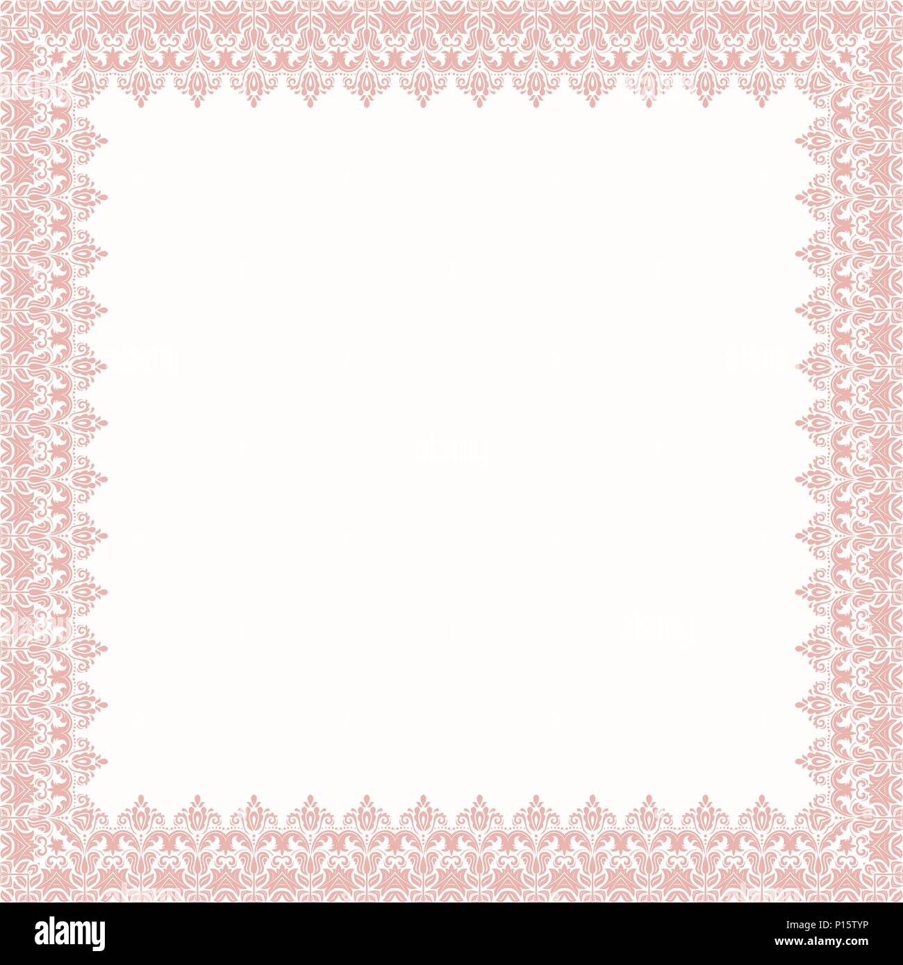 Floral Vector Fine Frame Stock Vector Image & Art - Alamy