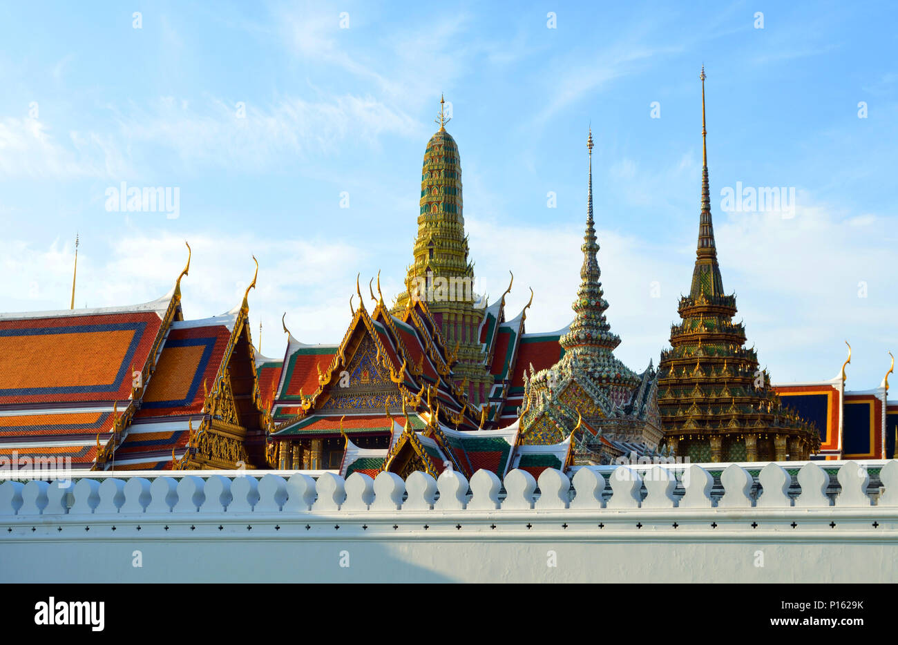 Gold palace in Bangkok Stock Photo - Alamy