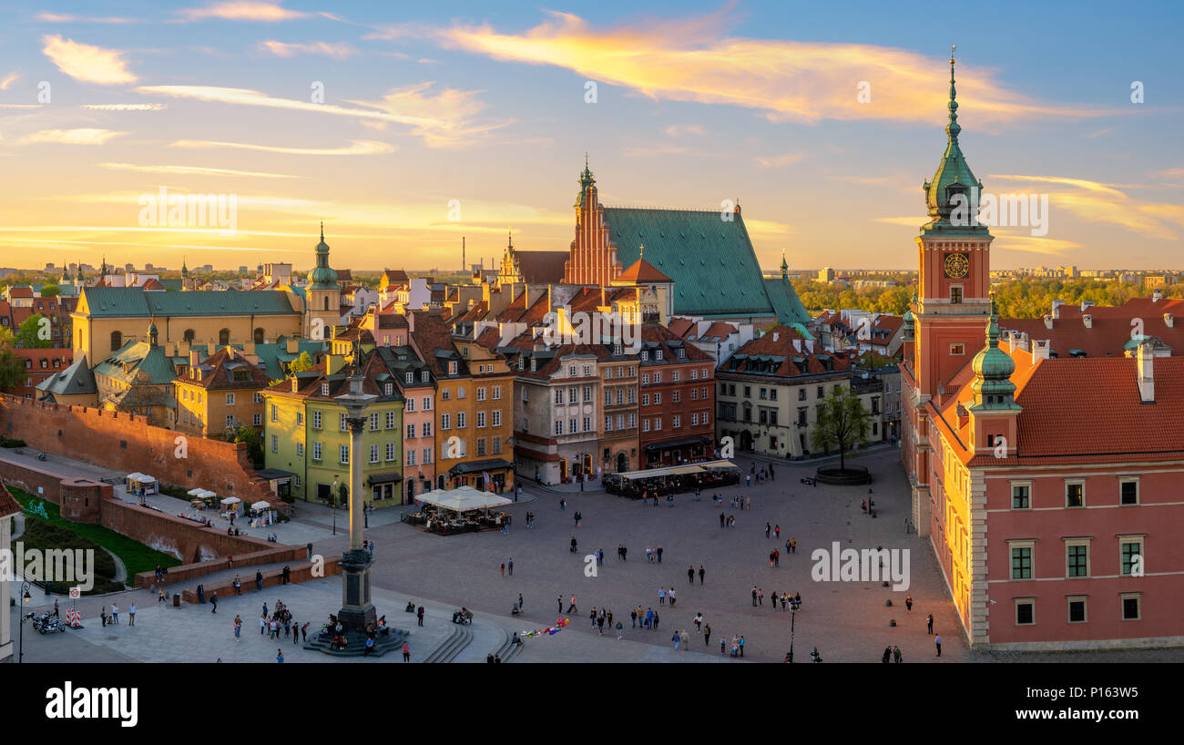 Warsaw royal castle old hi-res stock photography and images - Alamy