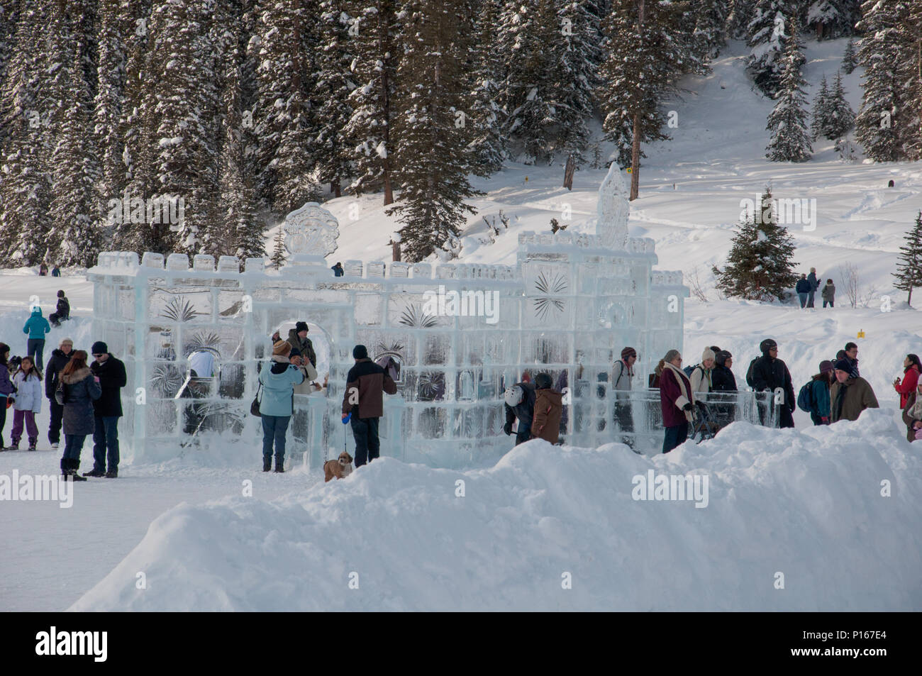 Ice Castle, Ice Magic Festival, Chateau Lake Louise, Lake Louise, Banff ...