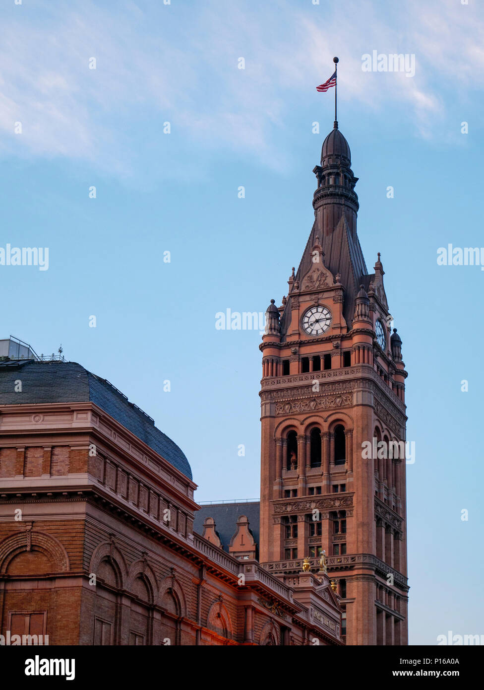 Pabst Theater and City Hall building, Milwaukee, Wisconsin Stock Photo ...