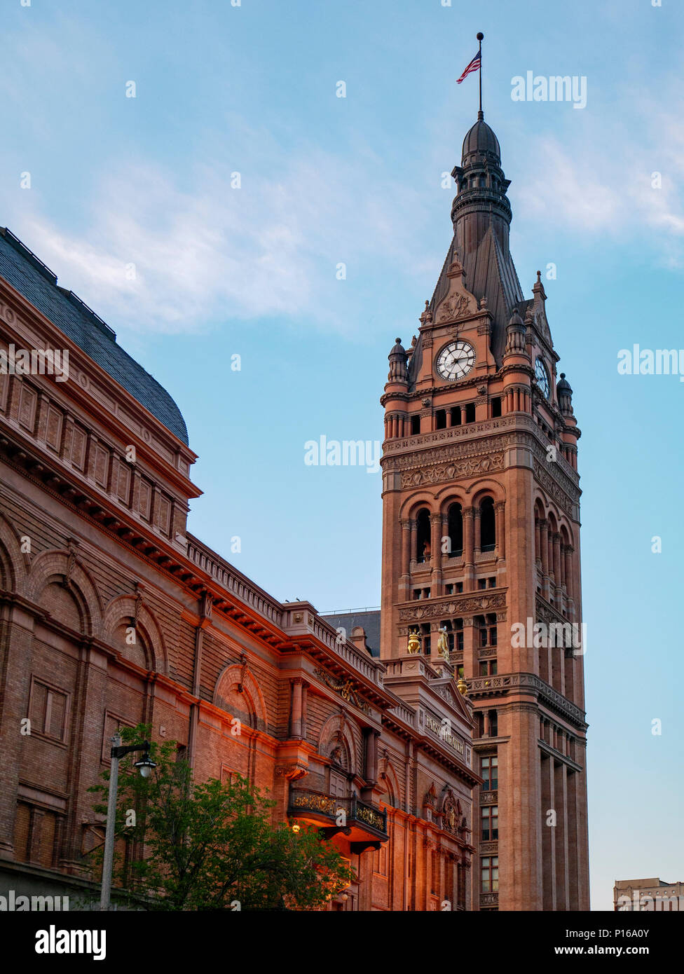 Pabst Theater and City Hall building, Milwaukee, Wisconsin Stock Photo ...