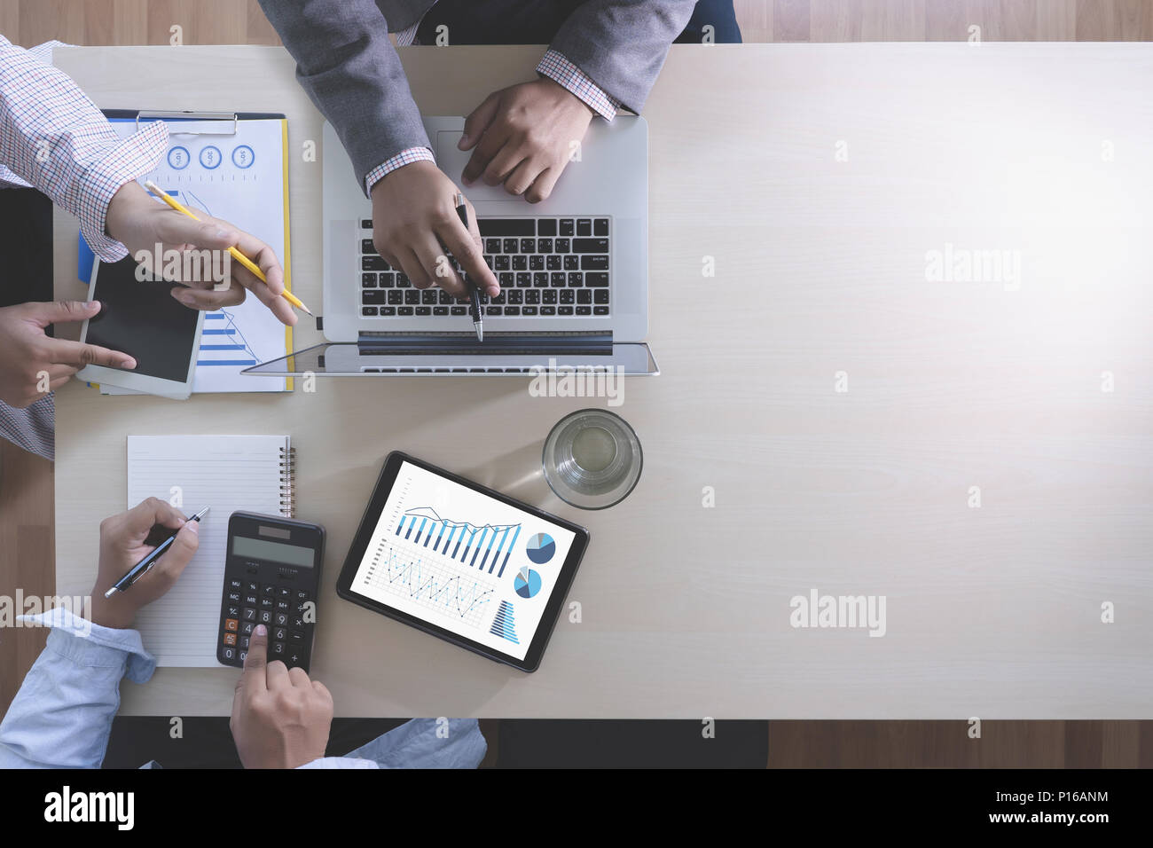 Business Ideas Meeting Design Discussion Marketing Analysis Stock Photo ...