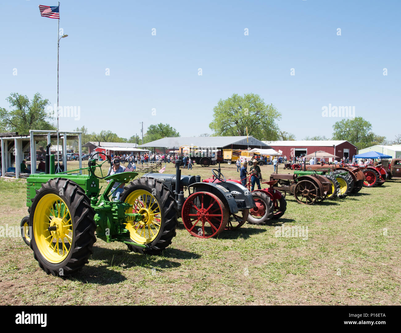 tractors show line Stock Photo - Alamy