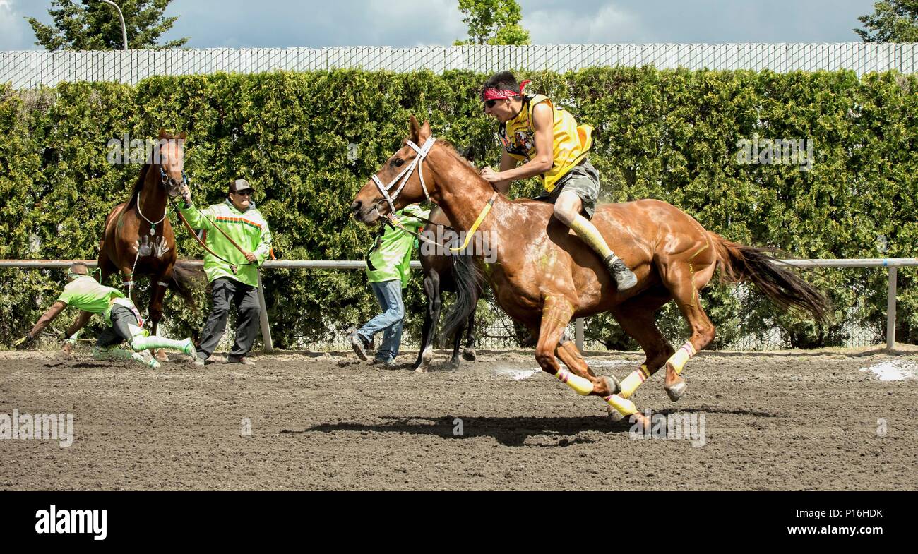 Auburn, Washington, USA. 09th June, 2018. Riders from seven of the ...