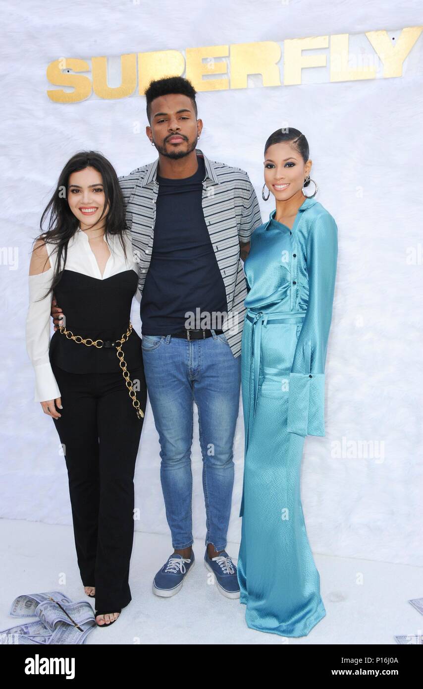 Culver City, USA. 10th June, 2018. Lex Scott Davis, Director X, Andrea ...