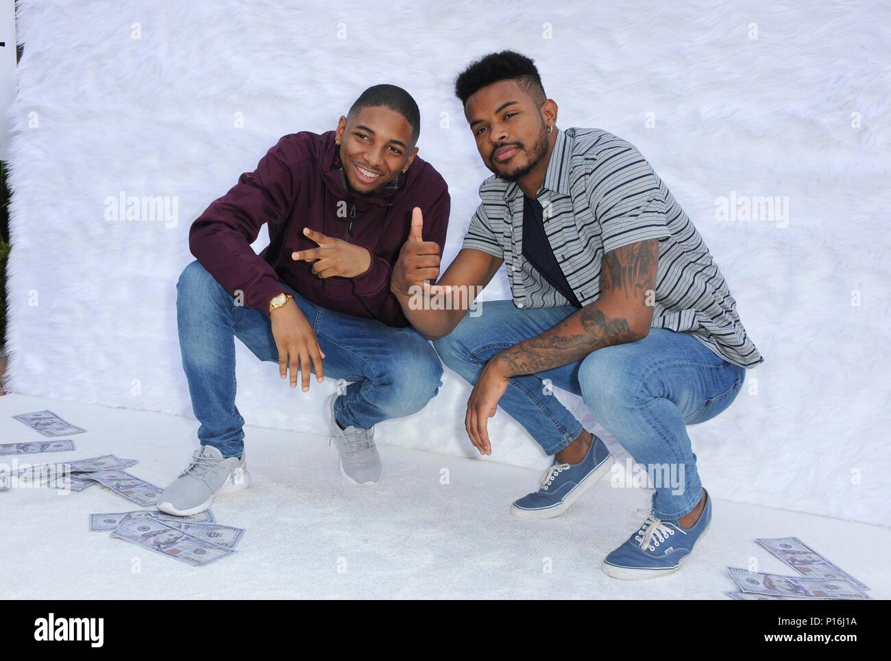 Culver City, USA. 10th June, 2018. Kaalan 'KR' Walker, Trevor Jackson ...