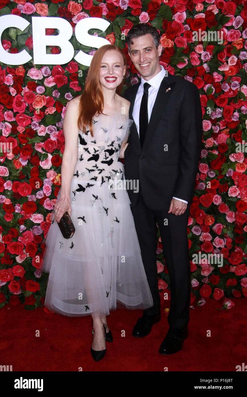 New York, NY, USA. 10th June, 2018. Lauren Ambrose and Sam Handel at ...