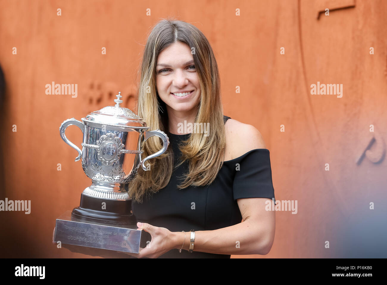 Simona Halep (ROU), JUNE 10, 2018 - Tennis : Simona Halep of Romania ...