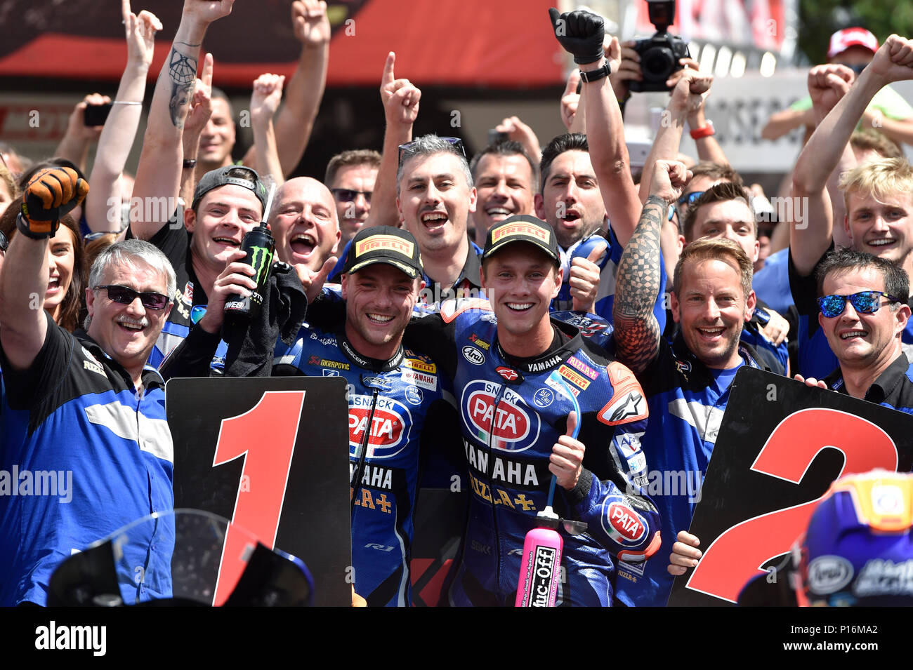 Michael van der mark left world superbike championship hi-res stock ...