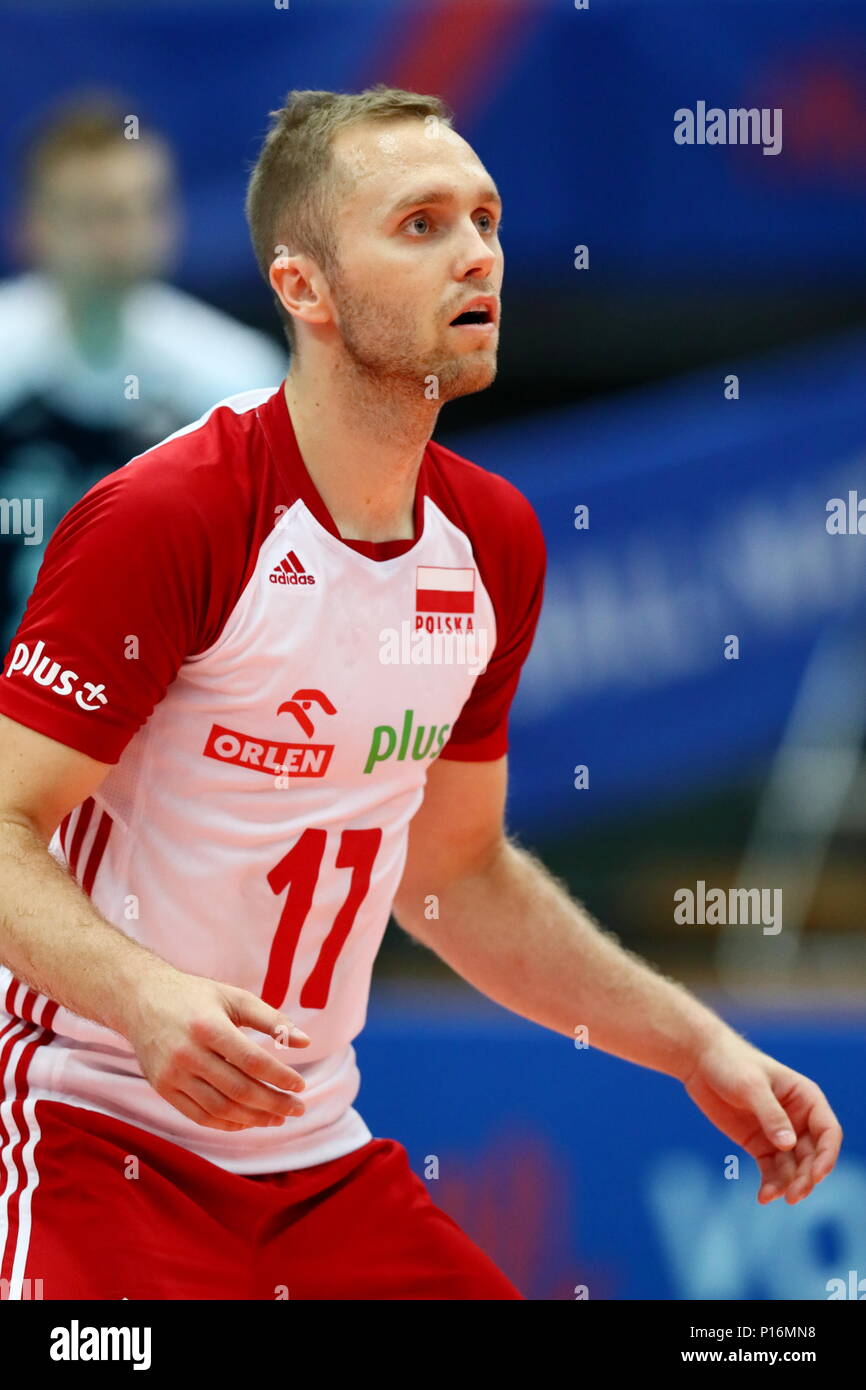 Osaka, Japan. 10th June, 2018. Pawel Zatorski (POL) Volleyball : FIVB ...