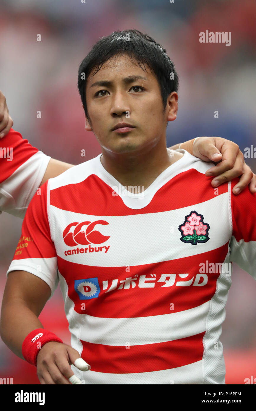 Oita, Japan. 9th June, 2018. Yutaka Nagare (JPN) Rugby : Rugby test ...