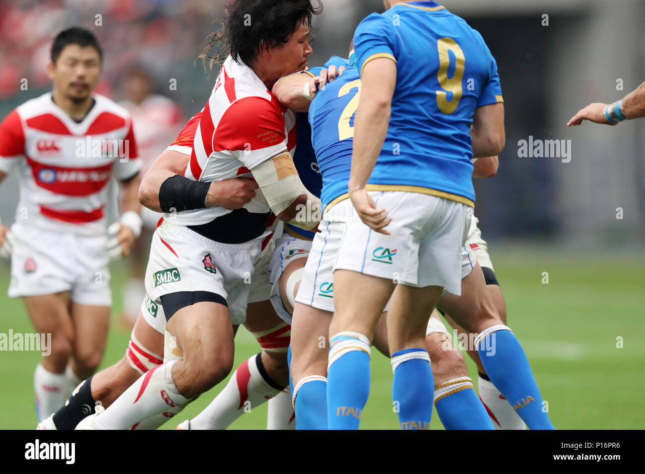 Oita, Japan. 9th June, 2018. Keita Inagaki (JPN) Rugby : Rugby test ...