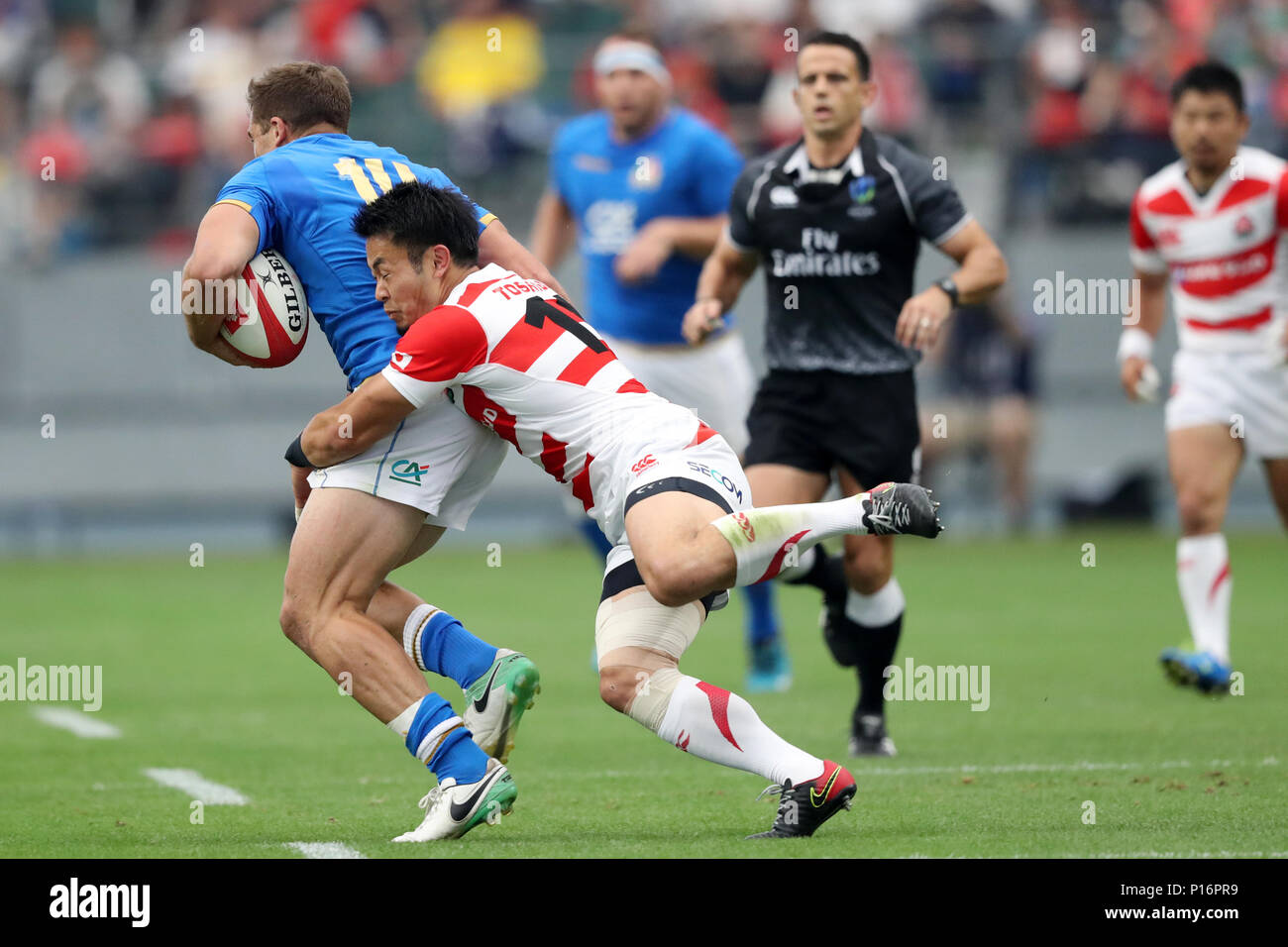 Oita, Japan. 9th June, 2018. Kenki Fukuoka (JPN) Rugby : Rugby test ...