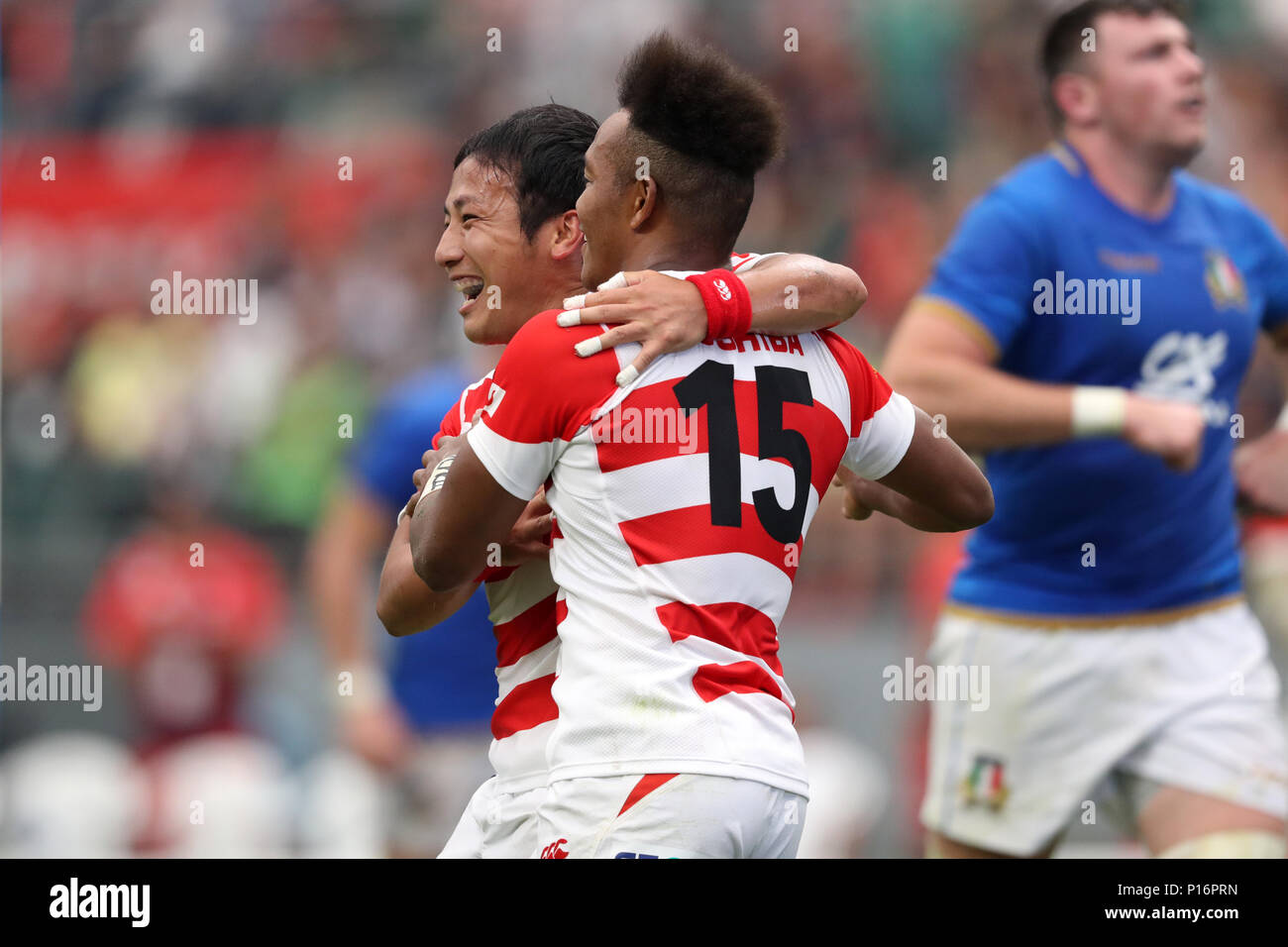 Oita, Japan. 9th June, 2018. (L to R) Yutaka Nagare (JPN), Kotaro ...