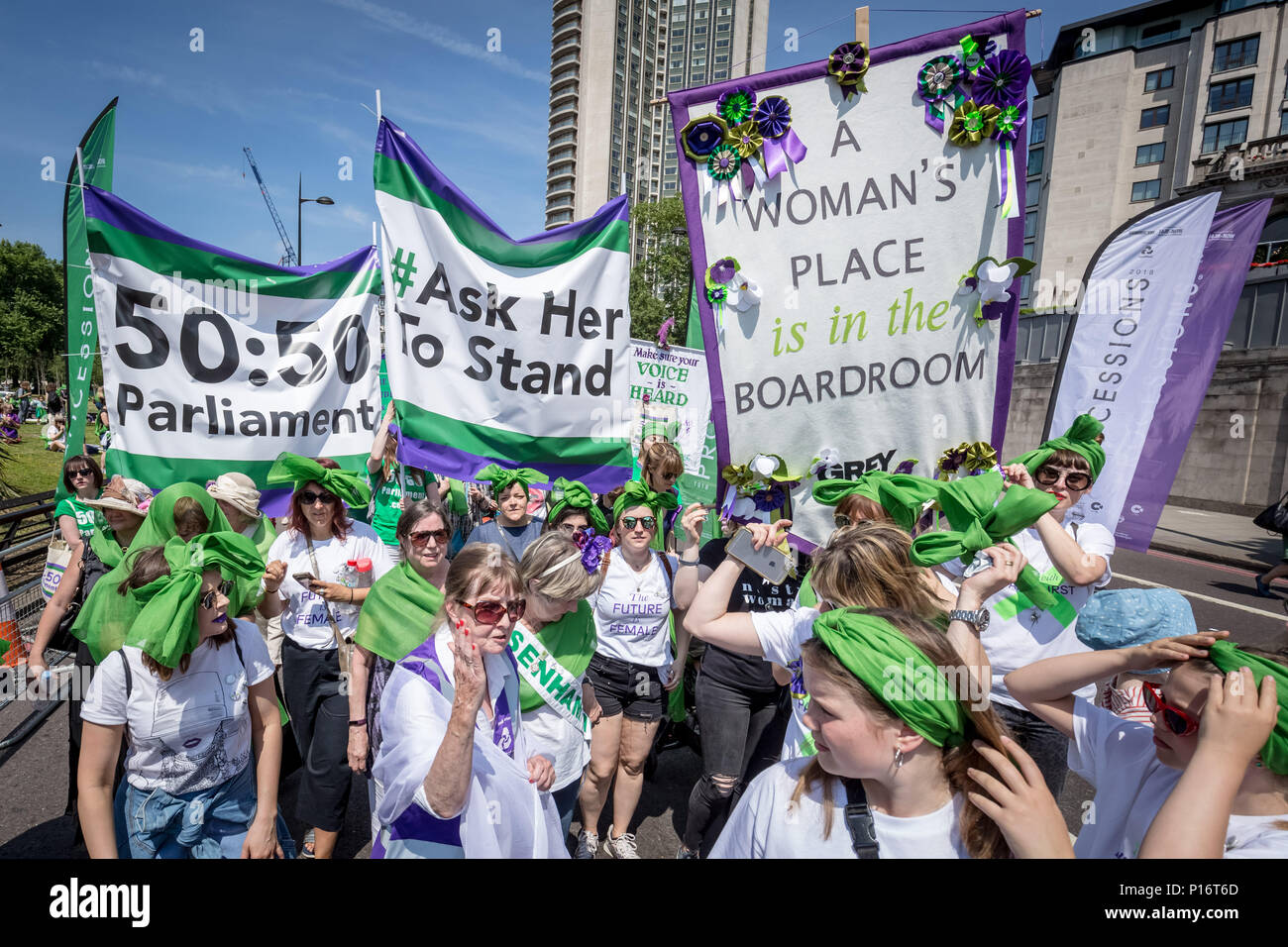 Colours suffragette movement hi-res stock photography and images - Alamy