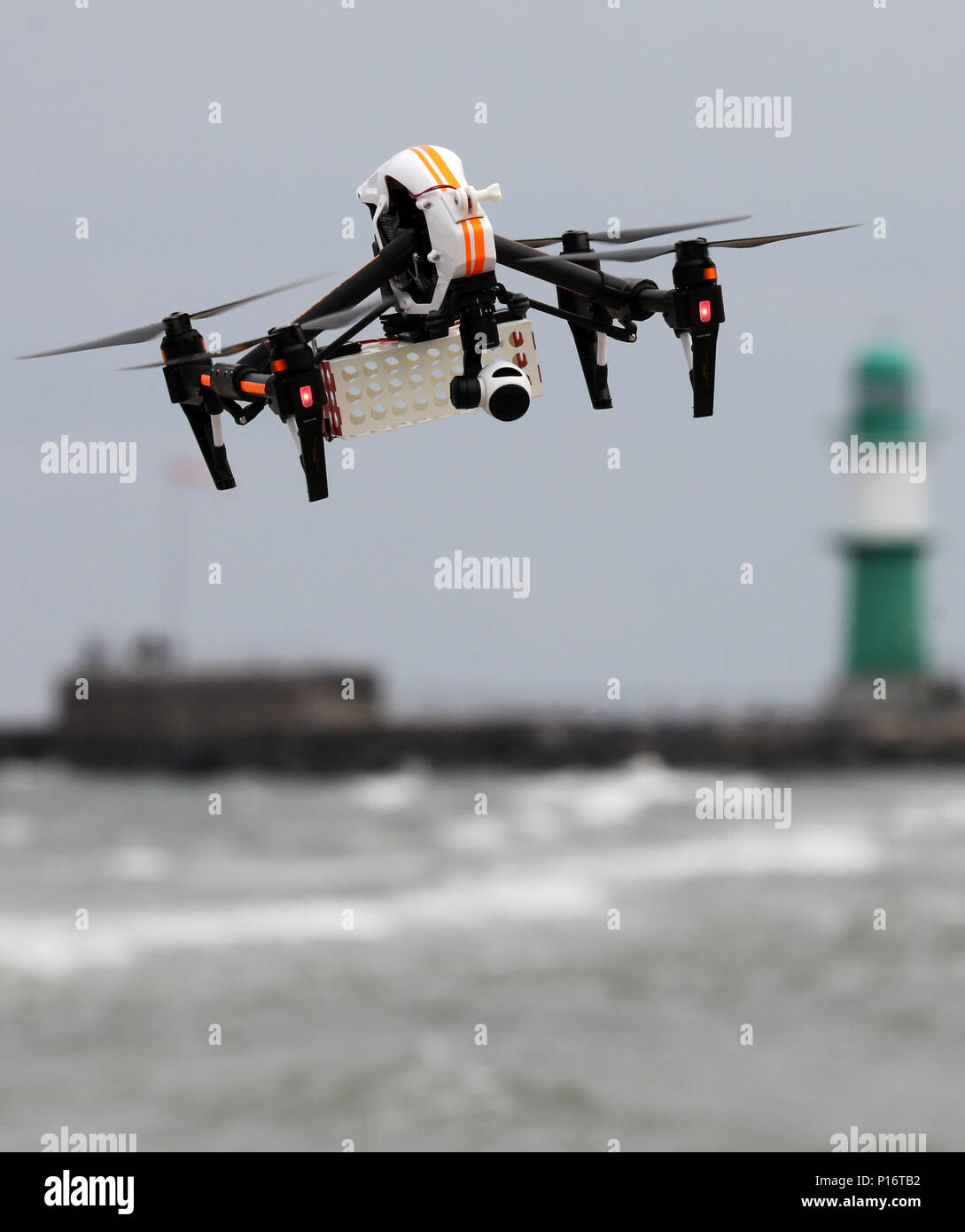 Drone life guard hi-res stock photography and images - Alamy