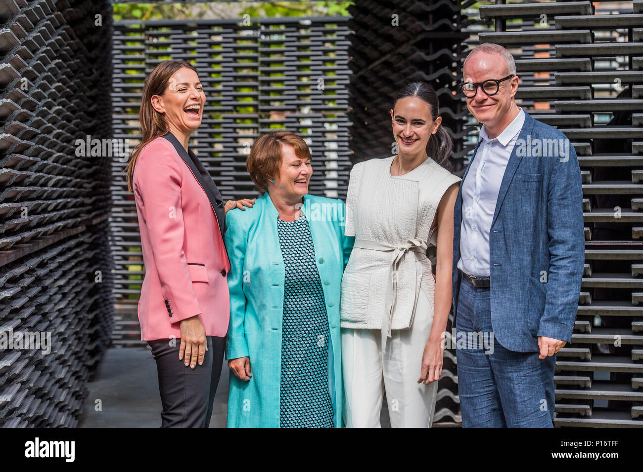 London, UK. 11th June 2018. Yana Peel, CEO Serpentine Gallery, Sally ...