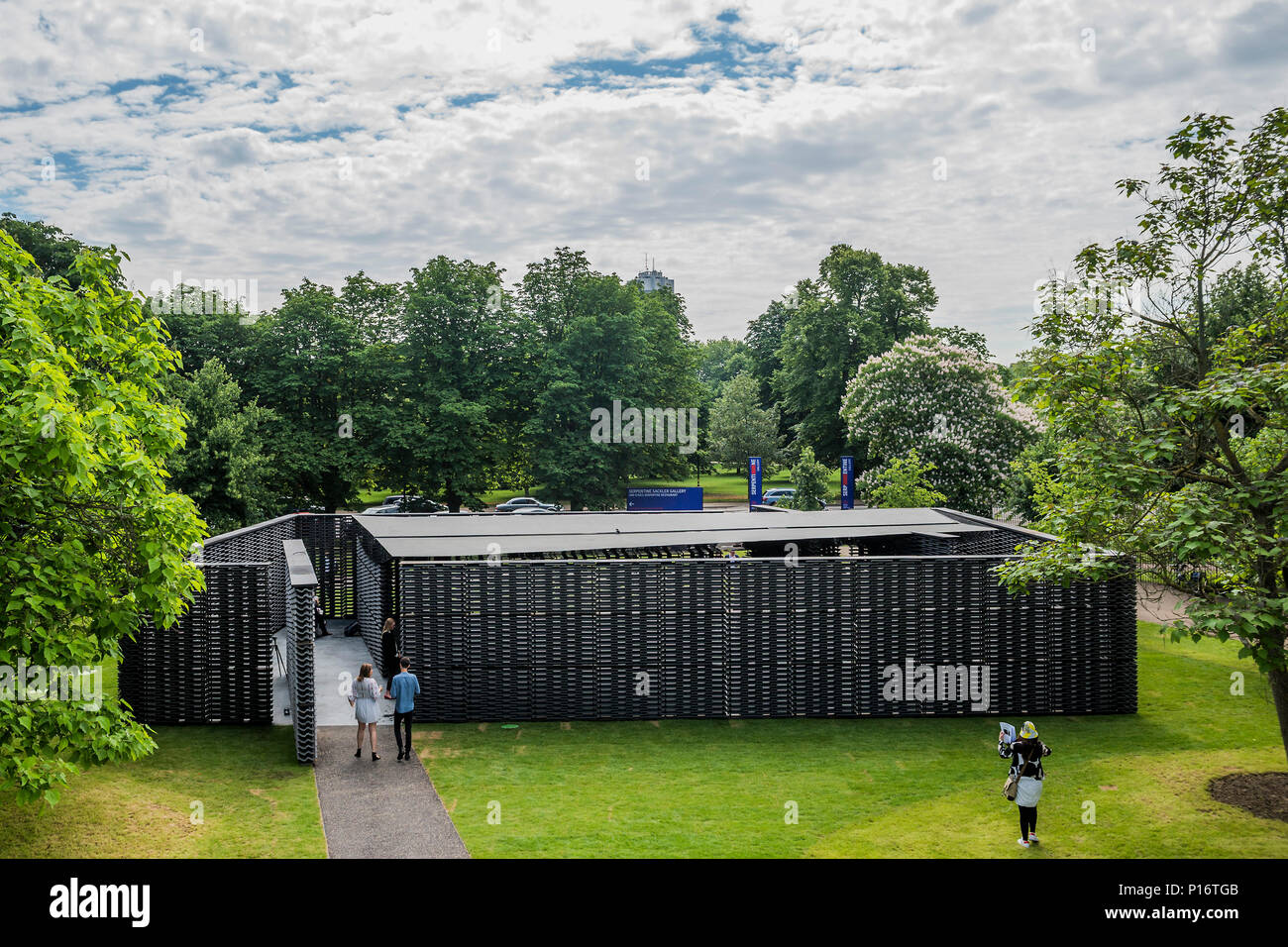 London, UK. 11th June 2018. Serpentine Pavilion 2018, designed by the ...