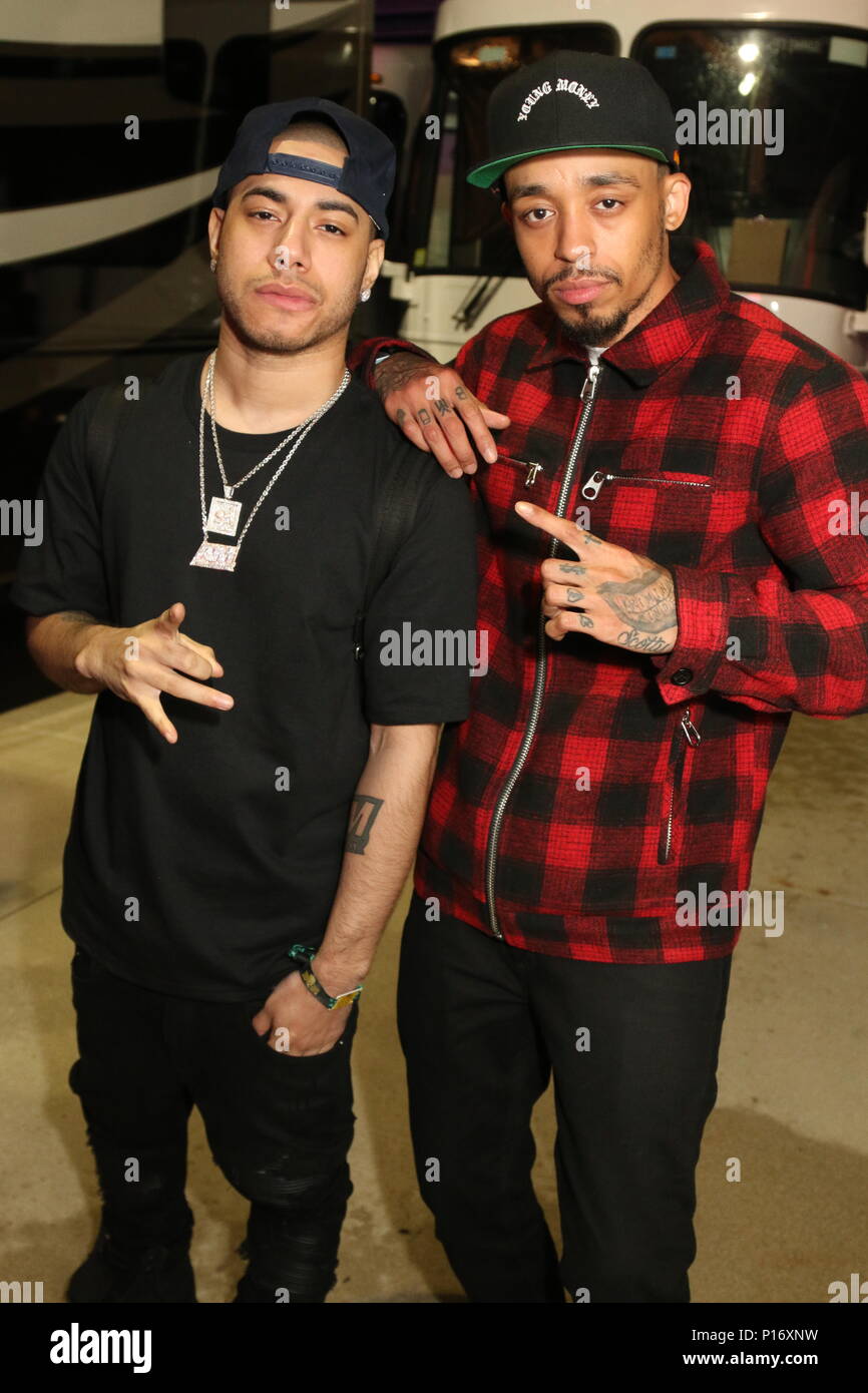 East Rutherford, NJ, USA. 10th June, 2018. AraabMuzik and Cory Gunz at ...